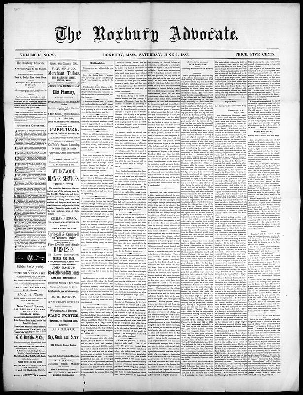 The Roxbury Advocate - Digital Commonwealth
