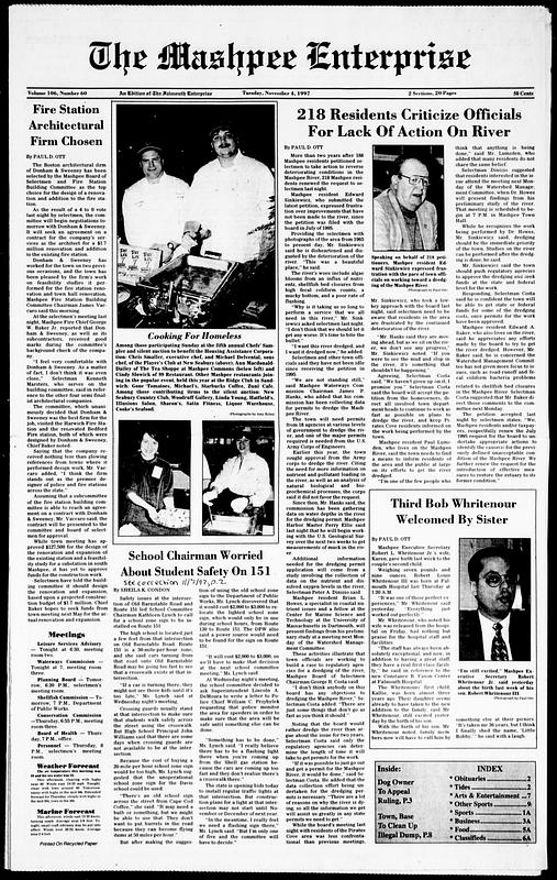 The Mashpee Enterprise. November 04, 1997 - Digital Commonwealth
