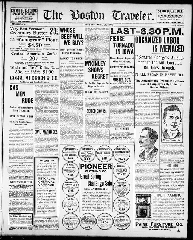 The Boston Traveler. April 27, 1899 - Digital Commonwealth
