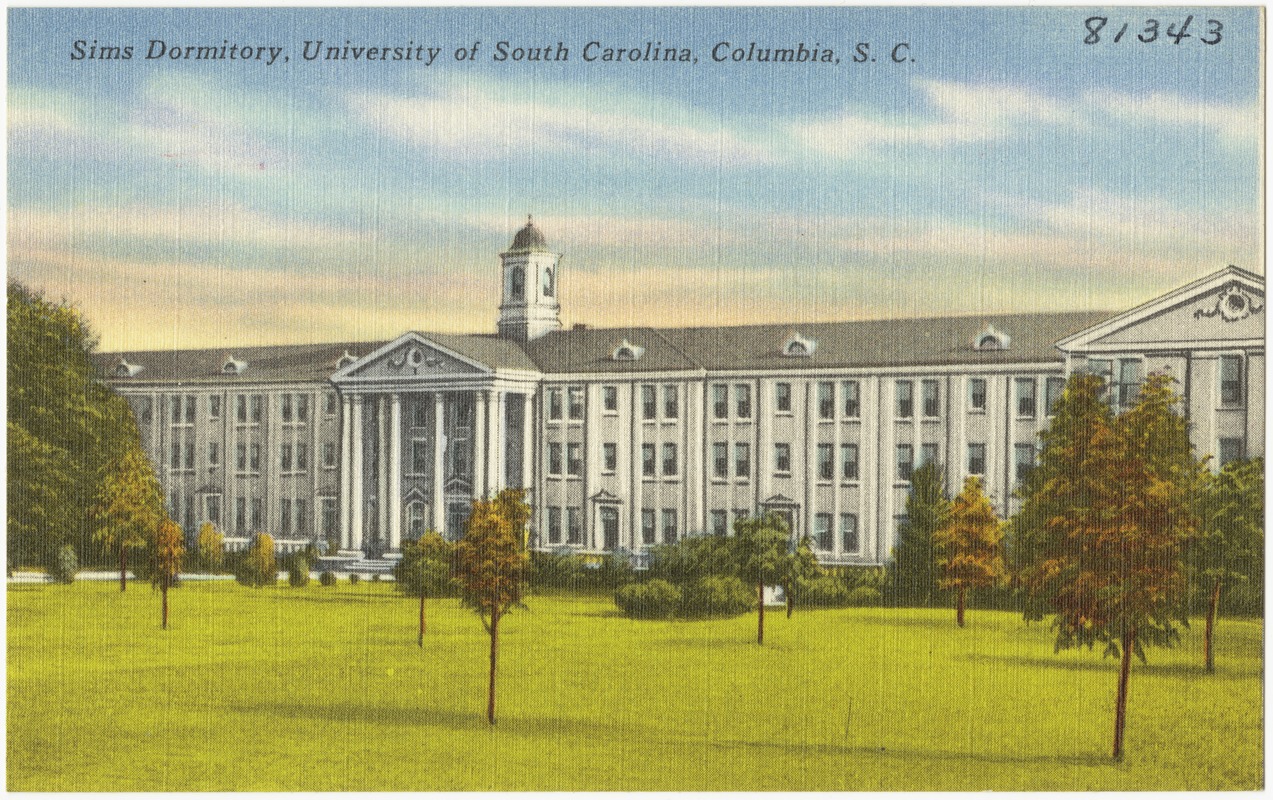 Sims Dormitory, University of South Carolina, Columbia, S. C. - Digital ...
