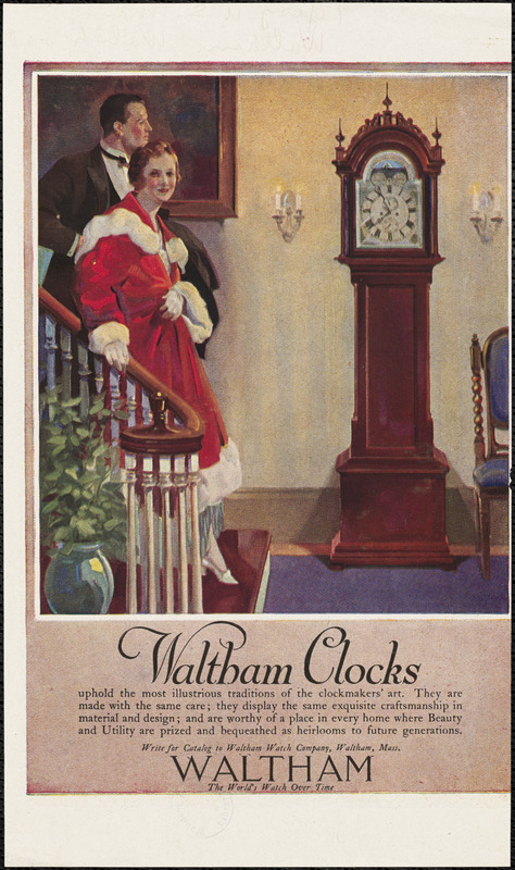 Waltham Watch Company, miscellaneous advertisements - Digital Commonwealth