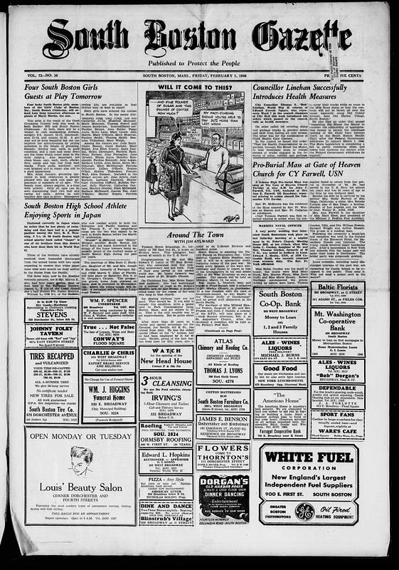 South Boston Gazette, February 01, 1946 - Digital Commonwealth