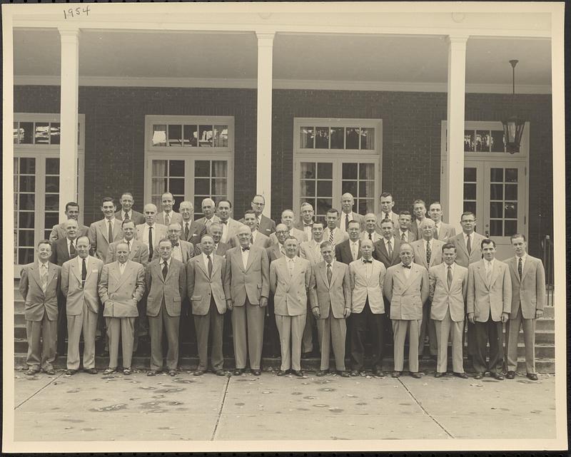 Sales personnel at Community House, 1954 - Digital Commonwealth