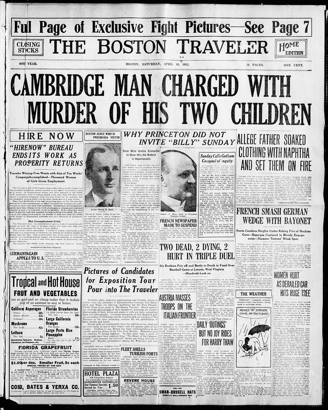 The Boston Traveler. April 10, 1915 - Digital Commonwealth
