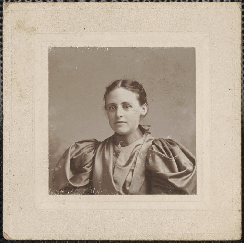 Unidentified female - Digital Commonwealth