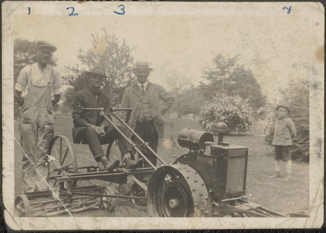 First power mower - Digital Commonwealth