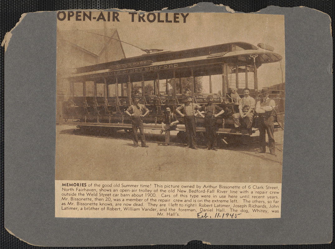 Open-air trolley, memories of the good old summer time - Digital ...