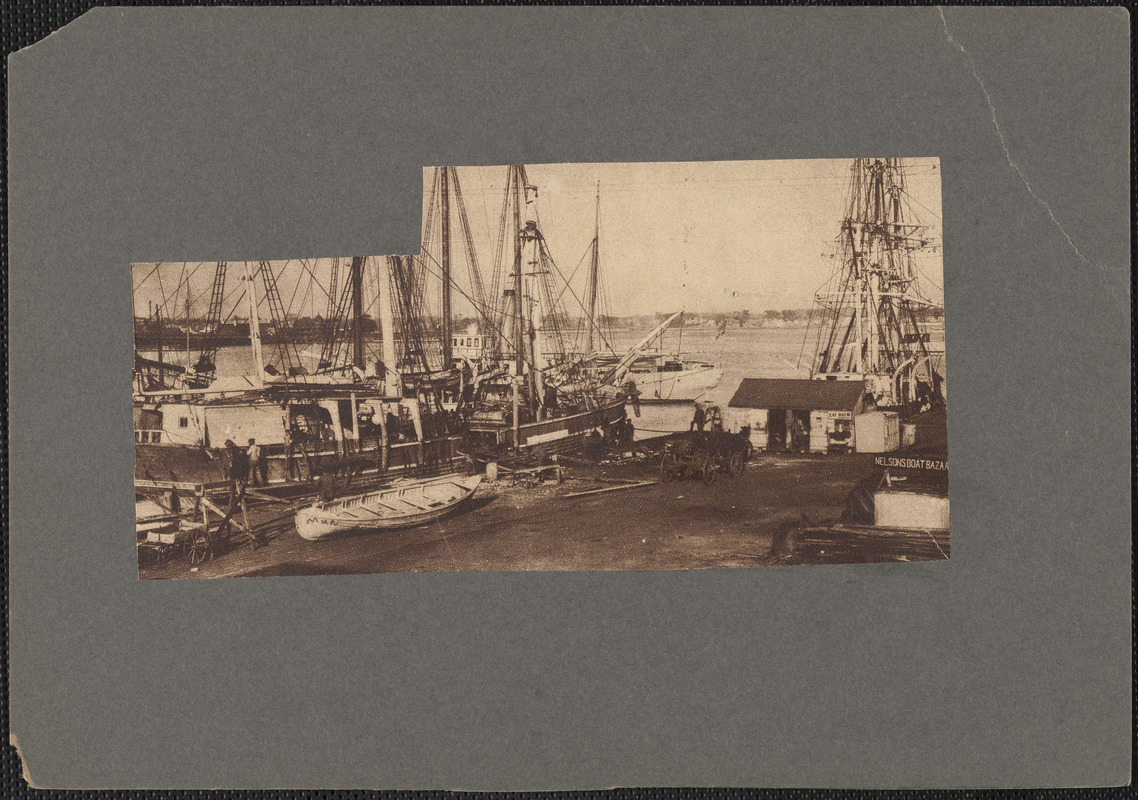 A familiar sight, when whaling was the foremost industry of New Bedford ...