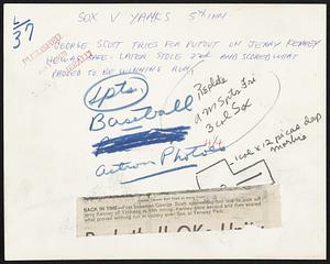 Back In Time – First baseman George Scott applies tag too late to pick ...