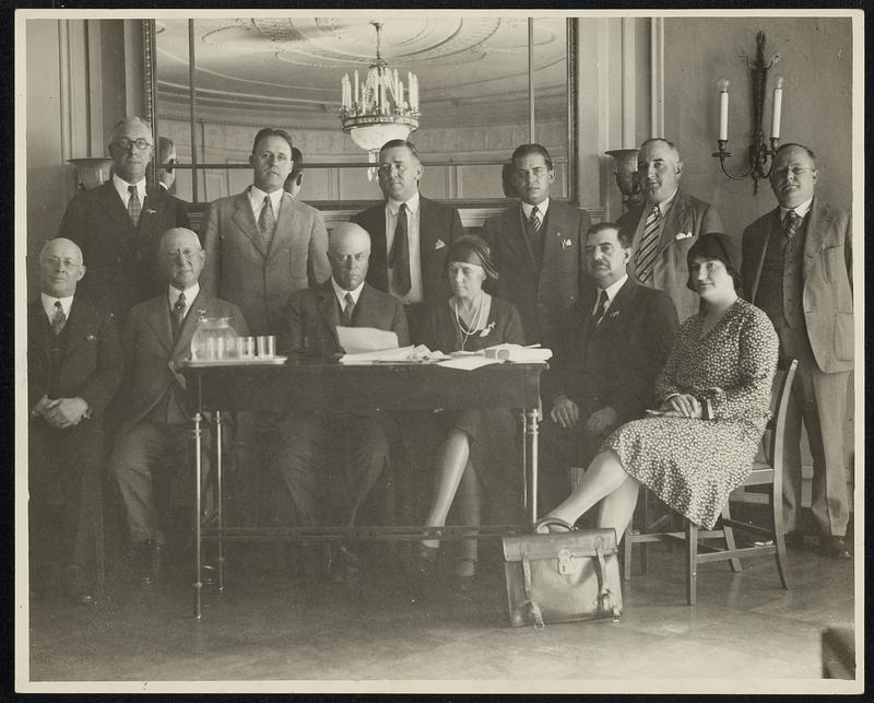 Group of members of resolutions committee of democratic state committee ...