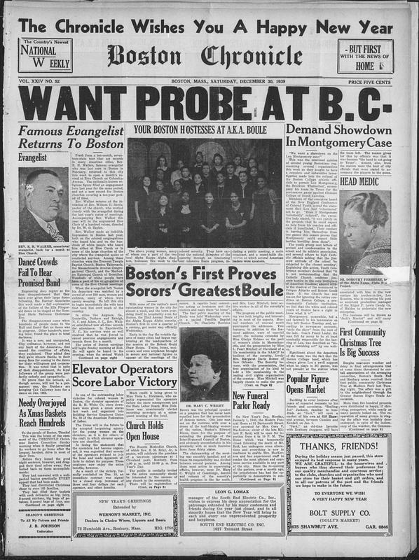 Boston Chronicle. December 30, 1939 - Digital Commonwealth