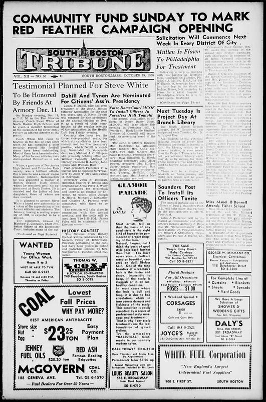 South Boston Tribune. October 19, 1950 - Digital Commonwealth