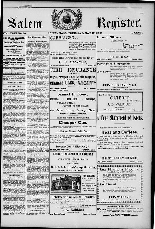 Salem Register. May 19, 1898 - Digital Commonwealth