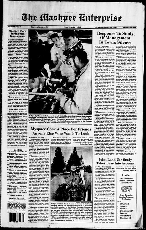 The Mashpee Enterprise. November 11, 2005 - Digital Commonwealth