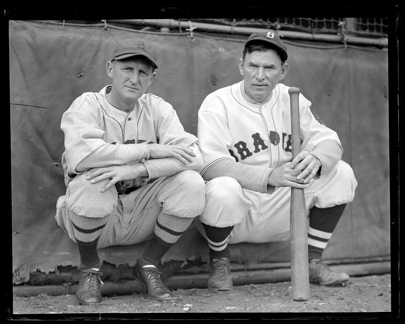L to R: Boston Red Sox Herb Pennock and and Boston Braves Tom Zachary ...