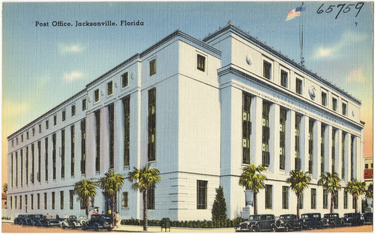 Post Office Jacksonville Florida Digital Commonwealth