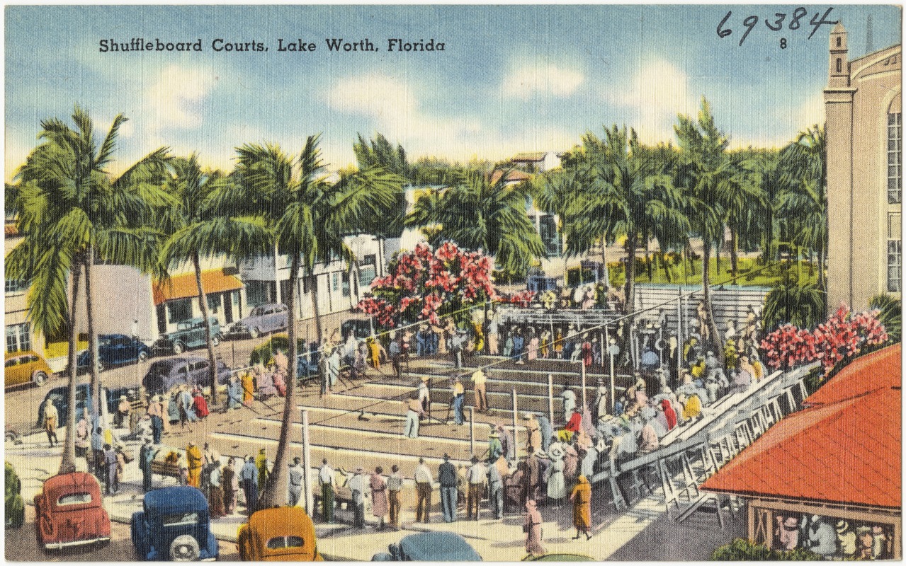 Shuffleboard courts, Lake Worth, Florida - Digital Commonwealth