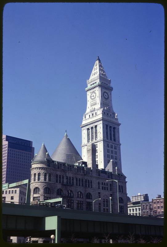 Custom House Tower and Grain Exchange, Boston - Digital Commonwealth