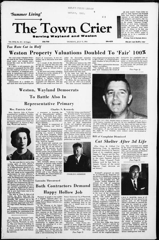 The Town Crier. July 09, 1964 - Digital Commonwealth