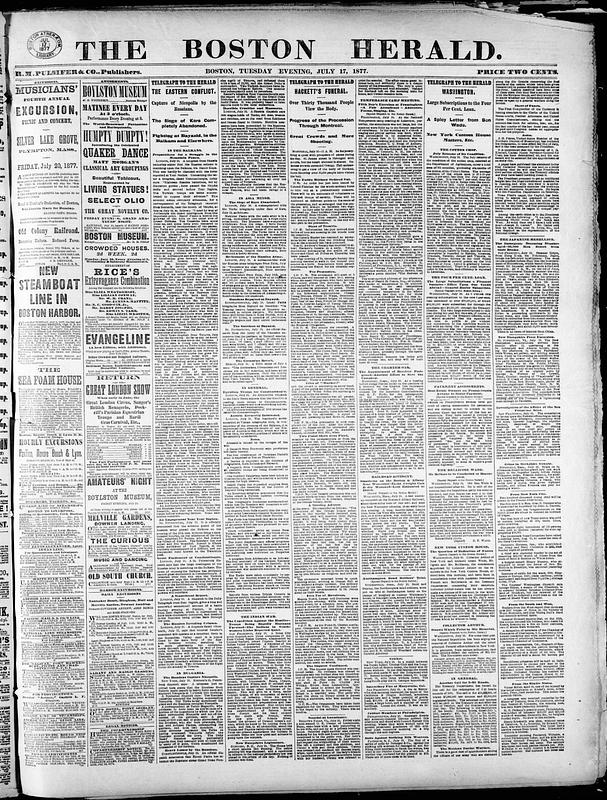 The Boston Herald. July 17, 1877 - Digital Commonwealth