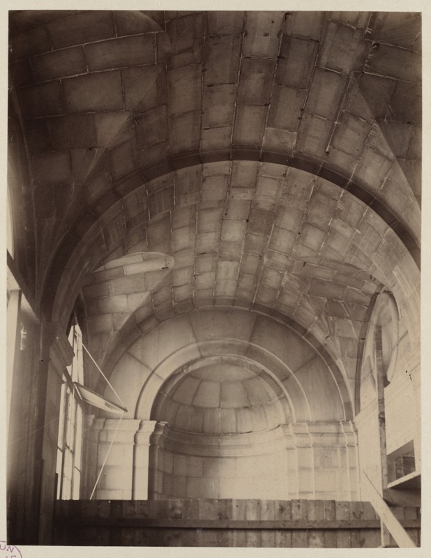 Vestibule ceiling, construction of the McKim Building - Digital ...