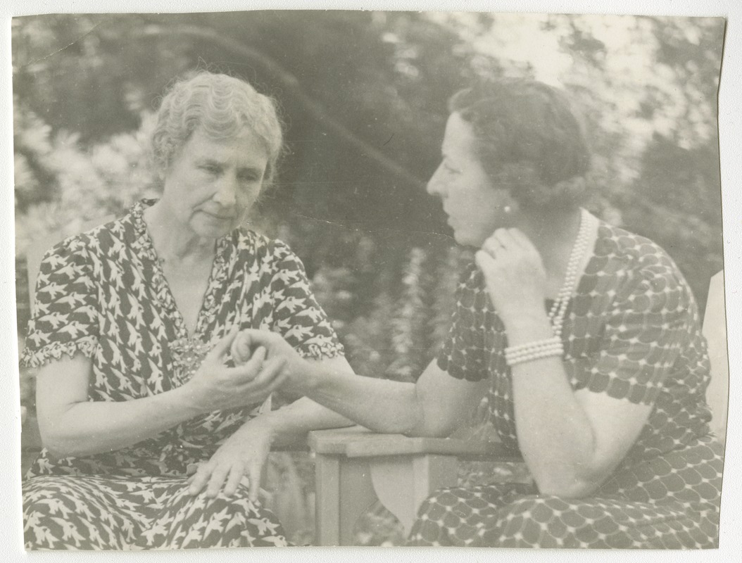 Helen Keller and Polly Thomson - Digital Commonwealth