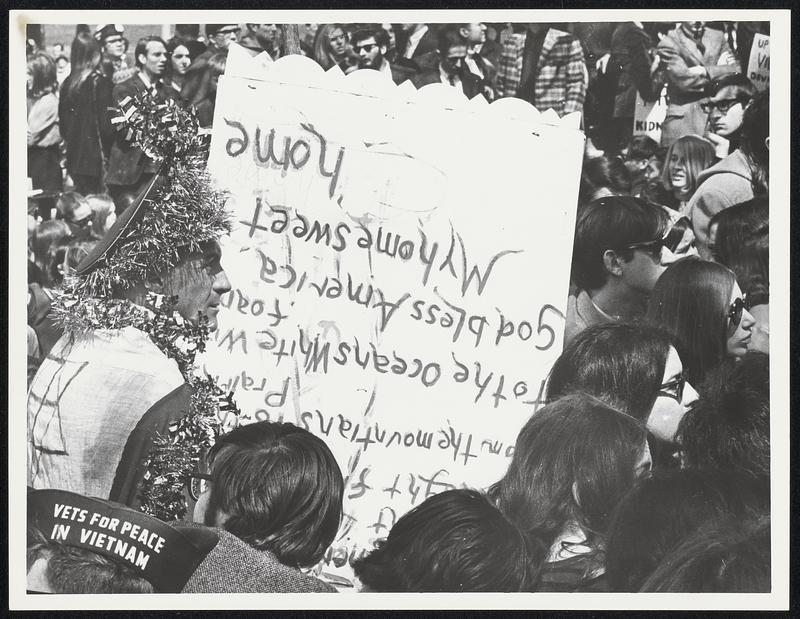 One of those attending draft resistance rally was this character ...