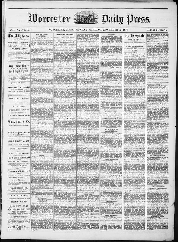 Worcester Daily Press - Digital Commonwealth