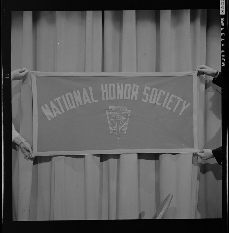 Honor Society assembly - Digital Commonwealth