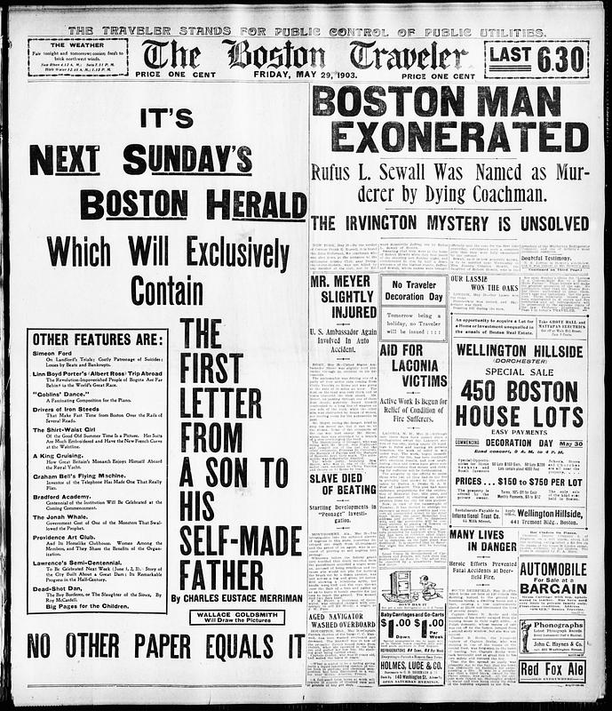 The Boston Traveler. May 29, 1903 - Digital Commonwealth