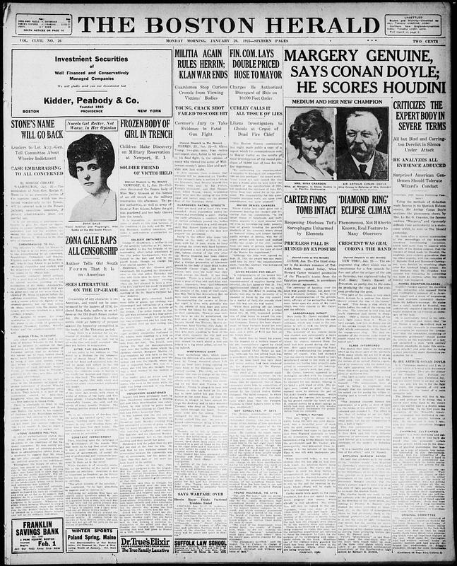 Boston Herald. January 26, 1925 - Digital Commonwealth