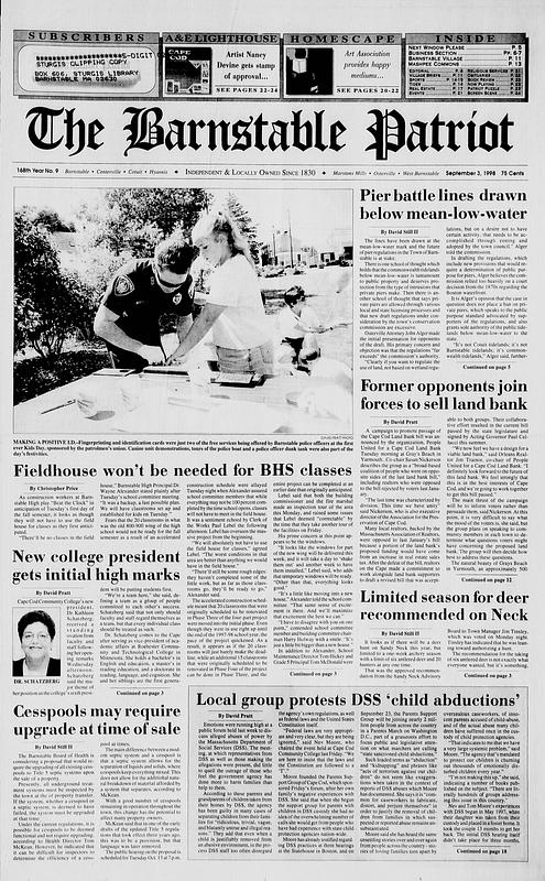 Barnstable Patriot. September 03, 1998 - Digital Commonwealth
