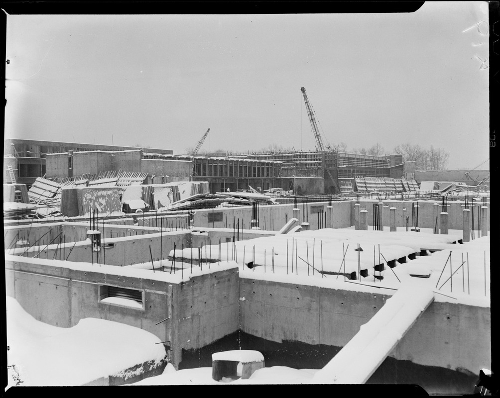 Construction for a Norfolk State Prison Building - Digital Commonwealth