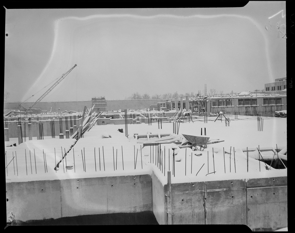 Construction for a Norfolk State Prison Building - Digital Commonwealth