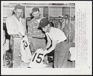 Farwell to Bucs- Pitcher Cliff Chambers (1) and Third Baseman Wally ...