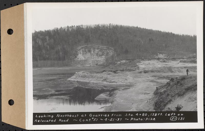 Contract No. 51, East Branch Baffle, Site of Quabbin Reservoir ...