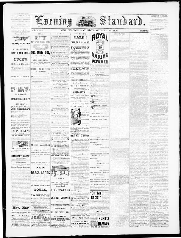 Evening Standard. October 11, 1879 - Digital Commonwealth
