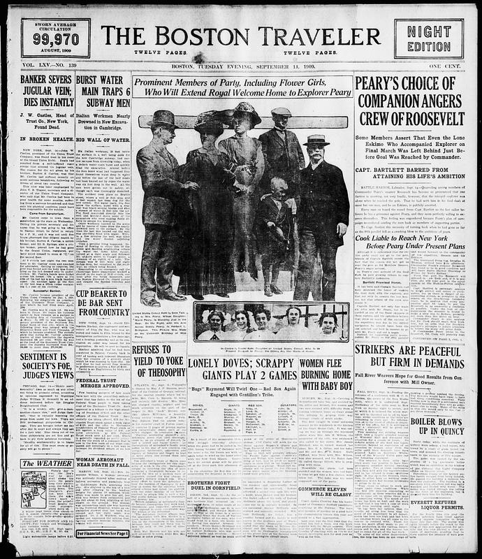 The Boston Traveler. September 14, 1909 - Digital Commonwealth
