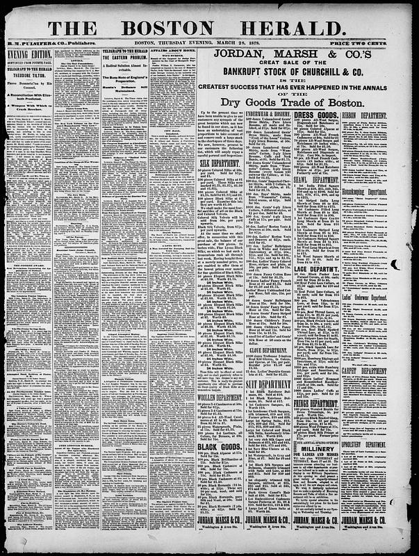 The Boston Herald. March 28, 1878 - Digital Commonwealth