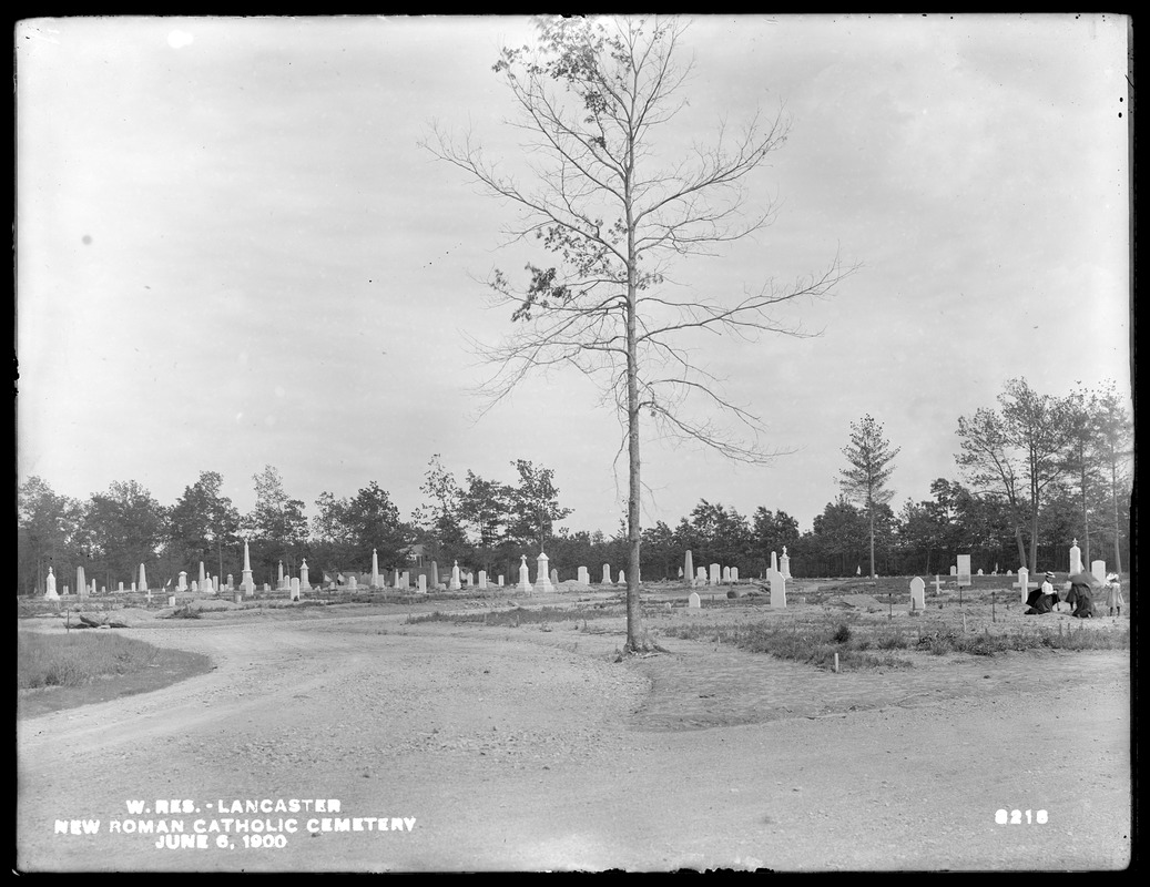 Wachusett Reservoir, new Roman Catholic Cemetery, Lancaster, Mass., Jun ...