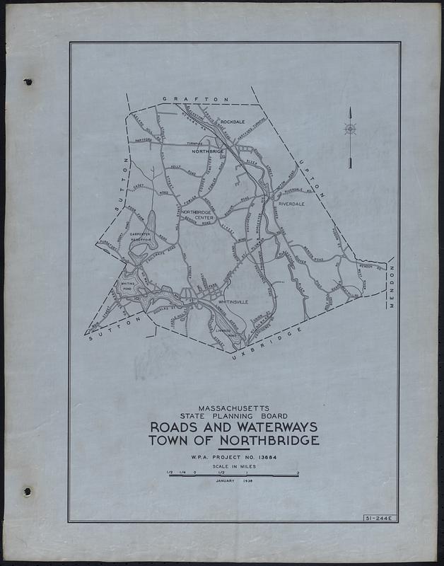 Roads and Waterways Town of Northbridge - Digital Commonwealth