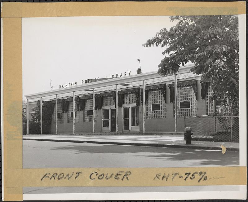 Adams Street Branch, Boston Public Library - Digital Commonwealth
