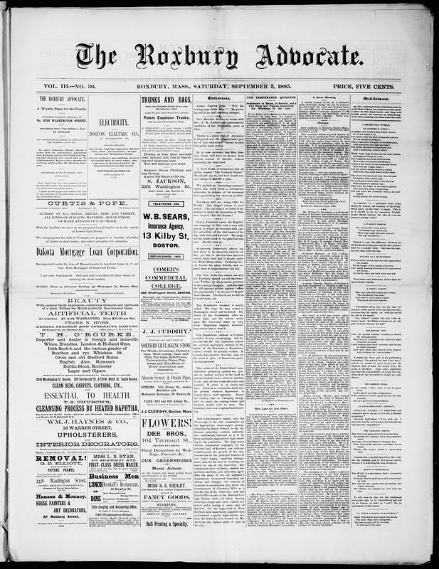 The Roxbury Advocate - Digital Commonwealth