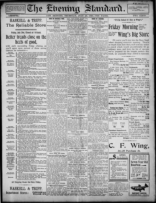 Evening Standard. July 20, 1899 - Digital Commonwealth