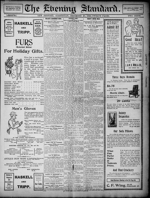 Evening Standard. December 20, 1899 - Digital Commonwealth