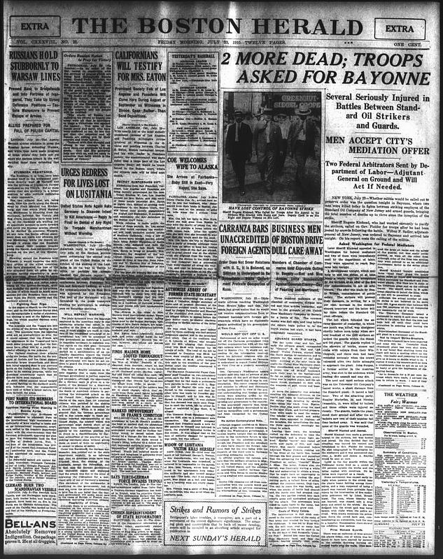 The Boston Herald. July 23, 1915 - Digital Commonwealth