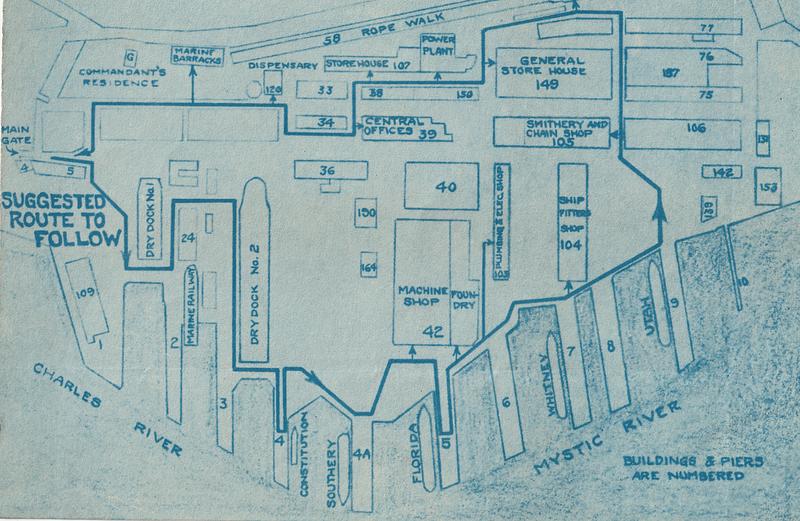 Map of Boston Navy Yard, Charlestown, Mass. - Digital Commonwealth