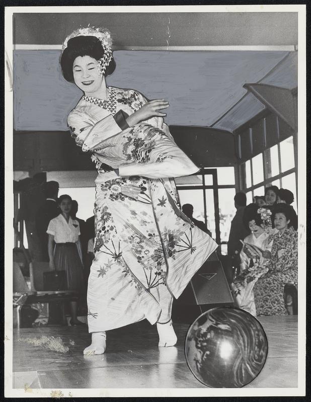 Honorable Strike is uncorked by lovely Ichi Matsu at the opening of a ...