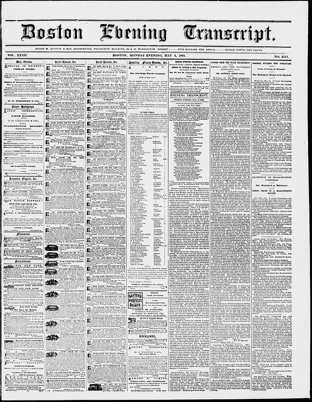 Boston Evening Transcript - Digital Commonwealth