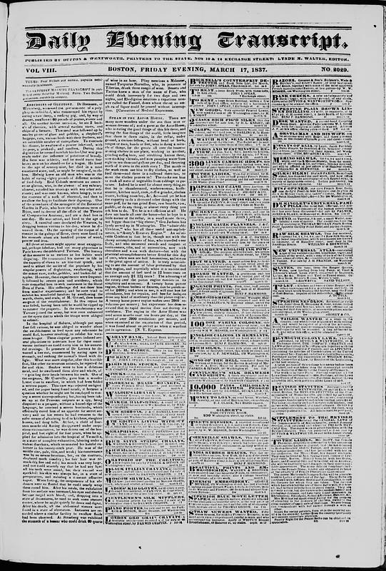 Daily Evening Transcript - Digital Commonwealth